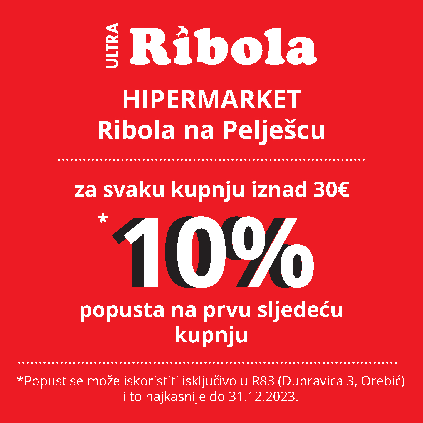 Hipermarket Ribola, Pelješac • Ribola - Vaš najbolji susjed!
